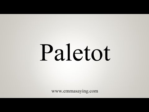 How To Say Paletot