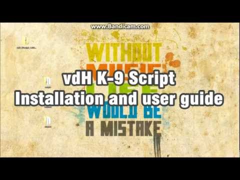 K-9 Script - Installation and user guide