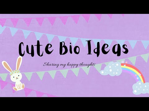 Cute Aesthetic Bio Ideas | For instgram , Tik Tok , Youtube , etc | Lumi Honey