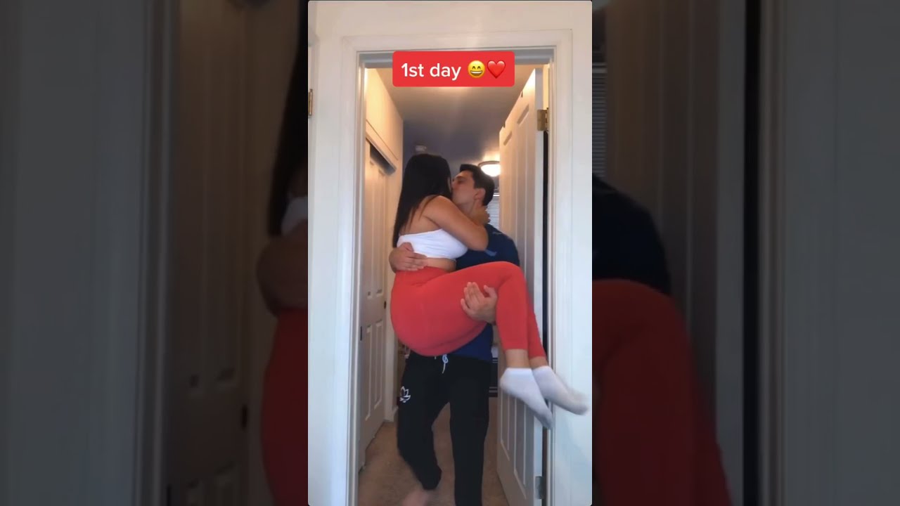 1 Week Of Living Together VS 1 Year😂 #shorts