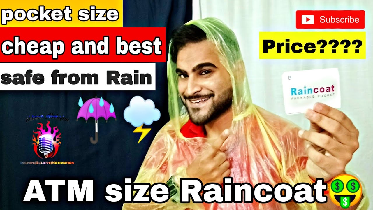 Pocket size Raincoat || ATM size Raincoat || cheapest Raincoat || Shivam Mahajan Vlogs