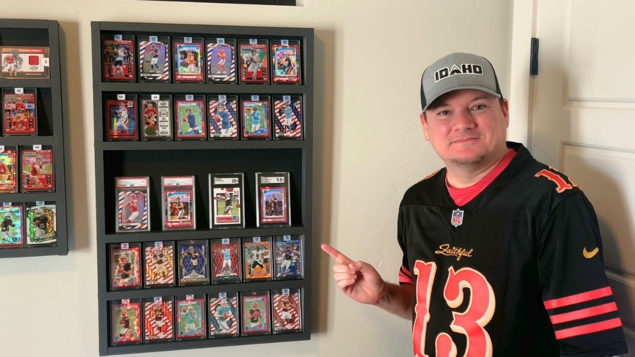 DIY Custom Sports Card Display For 20 Dollars! Step by step instructions