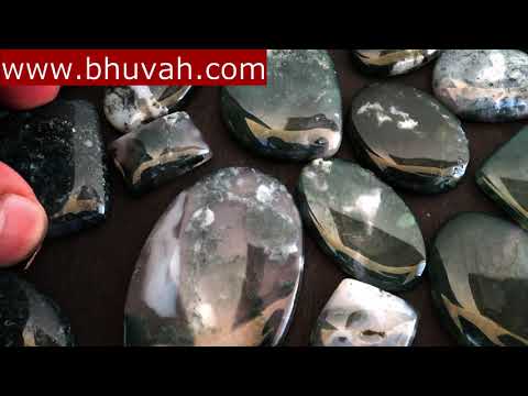 moss agate gemstone
