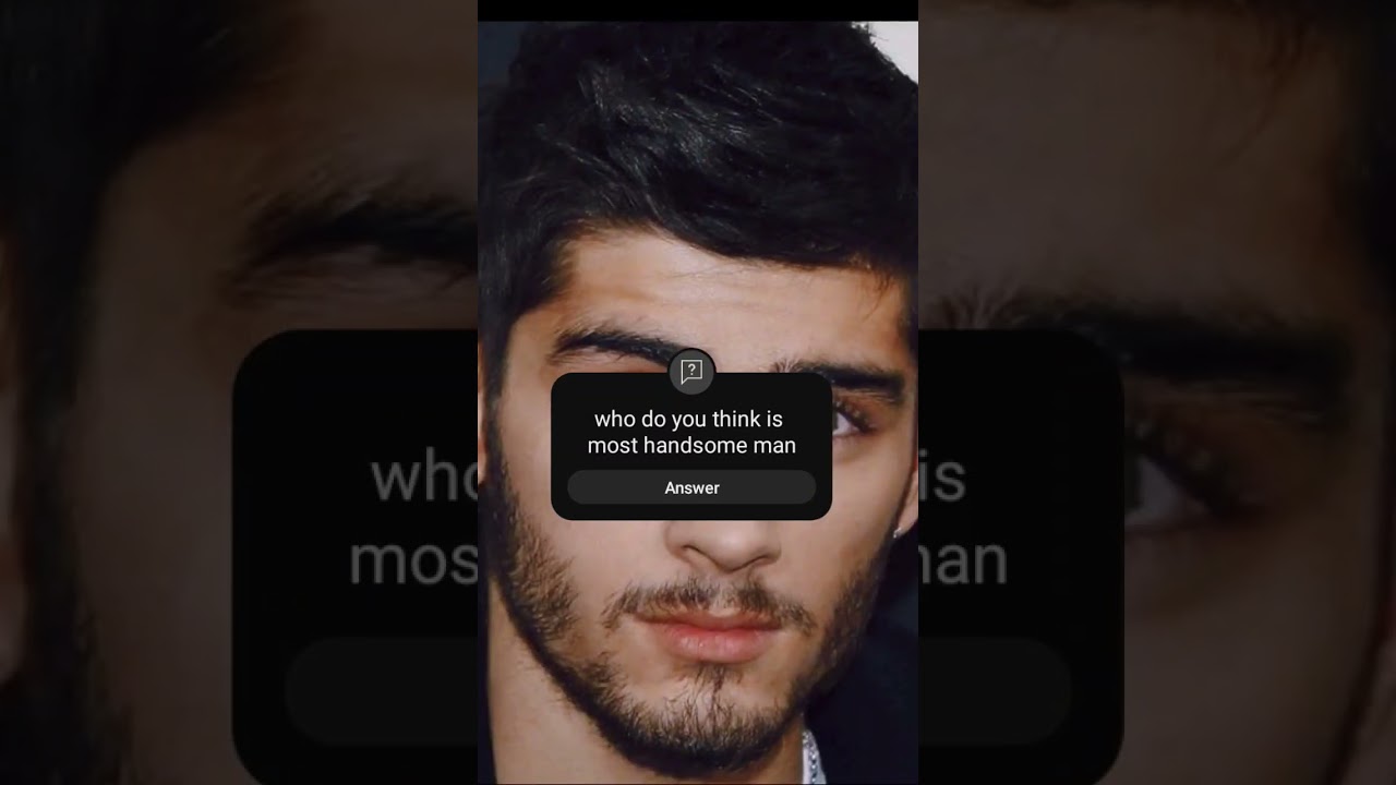 who do you think is most handsome man #shorts#zayn#zaynmalik
