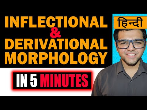 Inflectional and Derivational Morphology π₯π₯