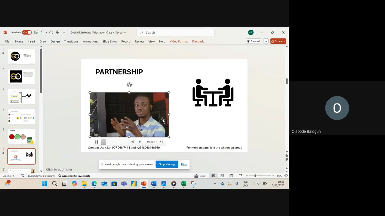 Orientation Class 2025