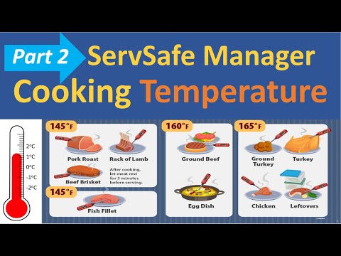 ServSafe Manager Practice Test | Servsafe Food Temperature | Servsafe manager study guidle - Part 2