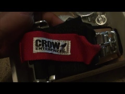 CROW 3" Latch & Link Seat Belts ARE HERE for the 1955 OVAL BUG
