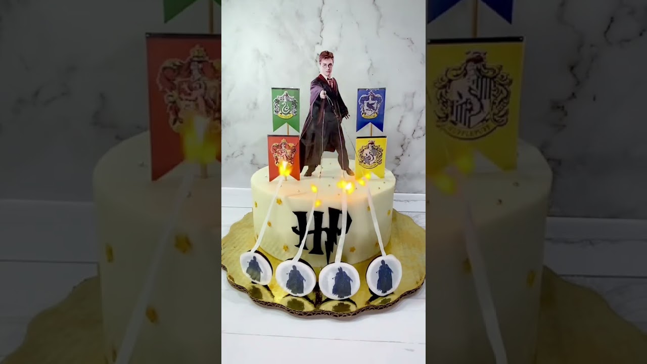 Pastel Harry Potter - Torta Harry Potter  - Cake diseño de Harry Potter #aprenderpasteleria #curso
