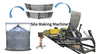 Grain Silo Panel Equipment | Silo Side Wall Machine | Silo Corrugated ...