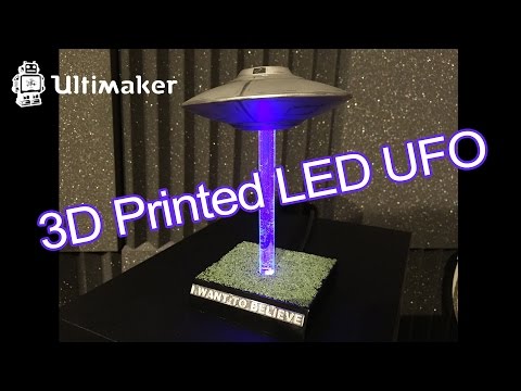 USB powered LED UFO Desk Display Light - I Want To Believe by mattjuk81 ...