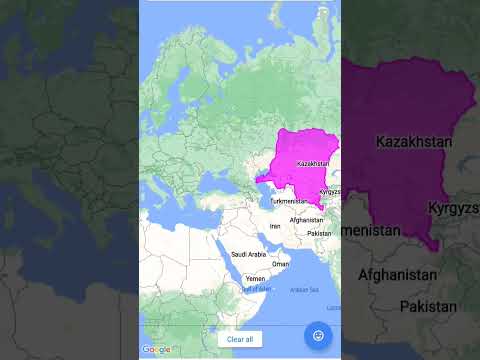 Real size of Democratic Republic ????????