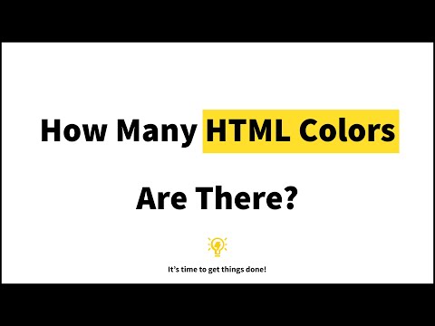 ✅ How Many HTML Colors Are There? | [ HTML Question & Answer ]