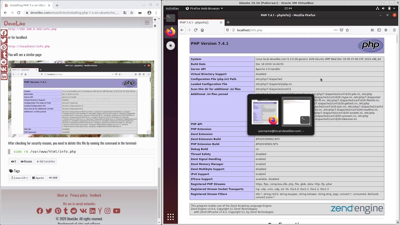 Installing PHP 7.x on Ubuntu