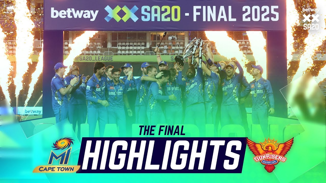 MI Cape Town v Sunrisers Eastern Cape | The Final | Short Highlights | Betway SA20 Season 3