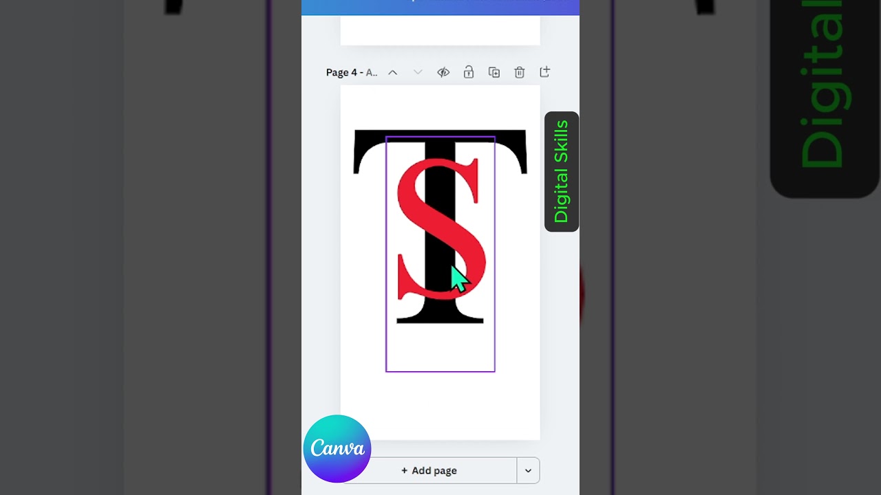 TS Interlocking Logo Design in Canva | Full Tutorial Beginner #canvatutorial #canva #CanvaLogoDesign