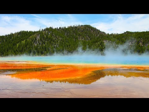 Discover USA: Astounding Colors of Yellowstone, Old Faithful Geyser