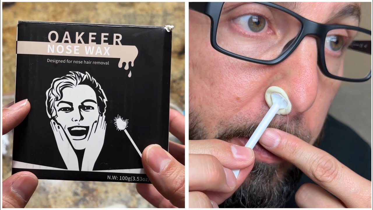 How to Remove Nose and Ear Hair with Wax Kit (Oakeer Nose Wax Kit)
