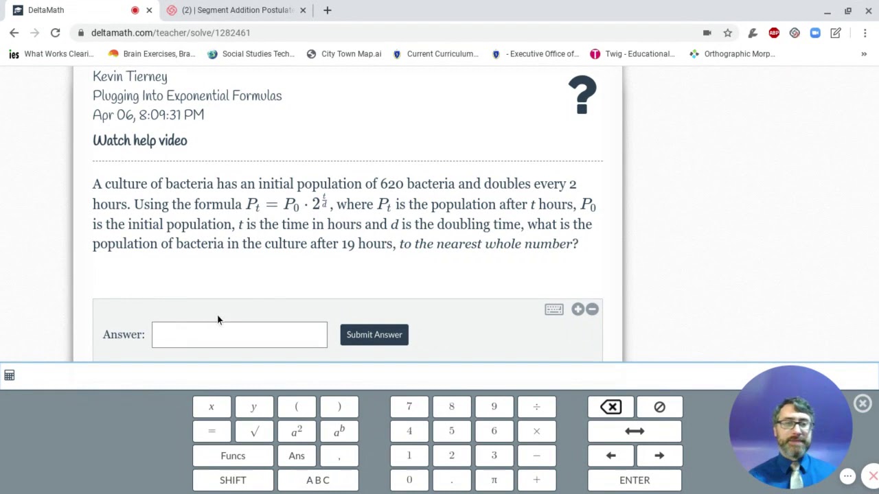 Plugging Into Exponential Formulas