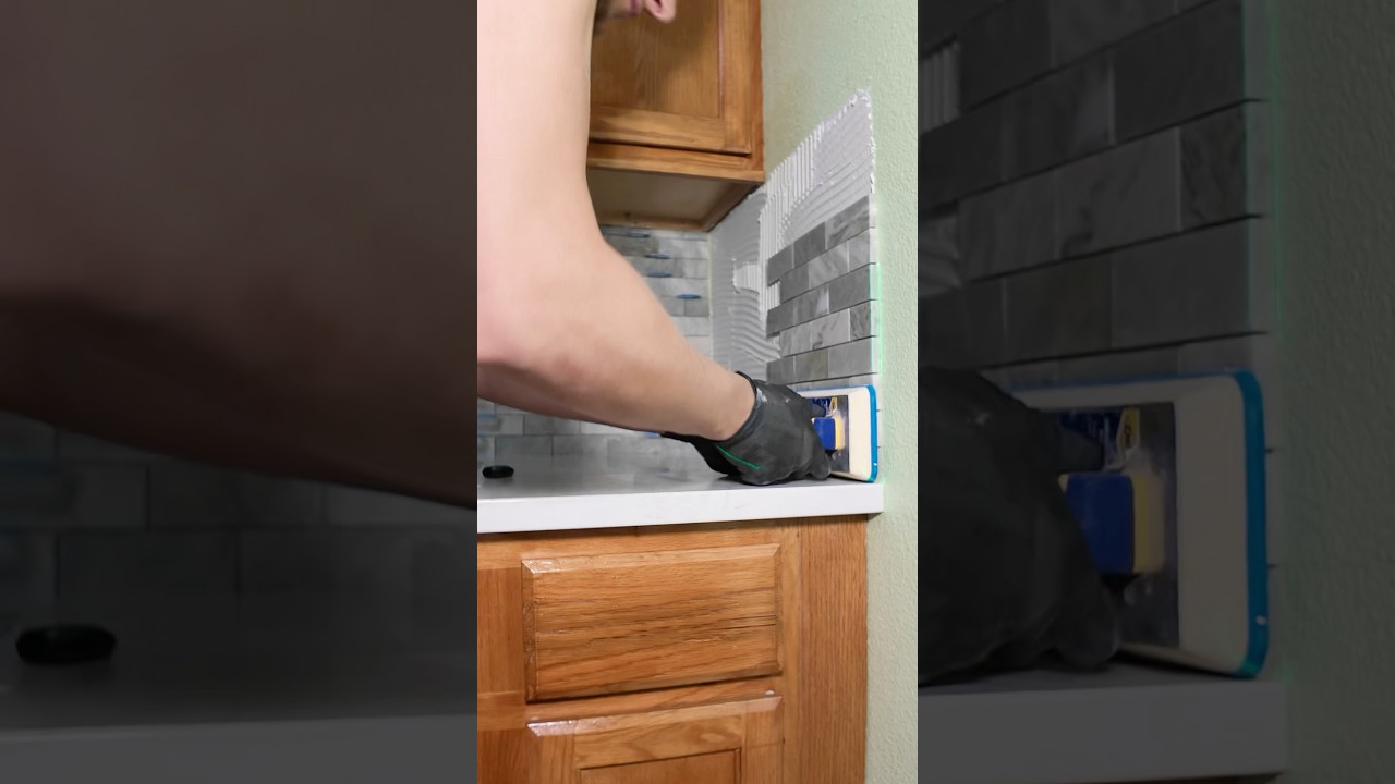 Kitchen Backsplash Tile Installation | Clean, Modern & Durable Work