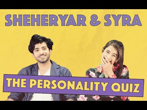 Personality Quiz with Syra Shahroz and Sheheryar Munawar | MangoBaaz