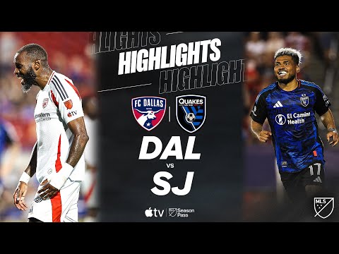 FC Dallas vs. San Jose Earthquakes | Full Match Highlights | Red Card Drama!