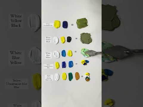 Mixing Different Shades of Green