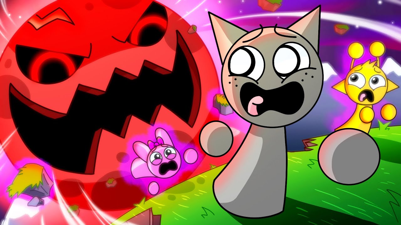 The RISE of SPRUNKI MOON EATER! (Cartoon Animation)