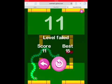Cool Math Games Impossible Snake walkthrough 1-3