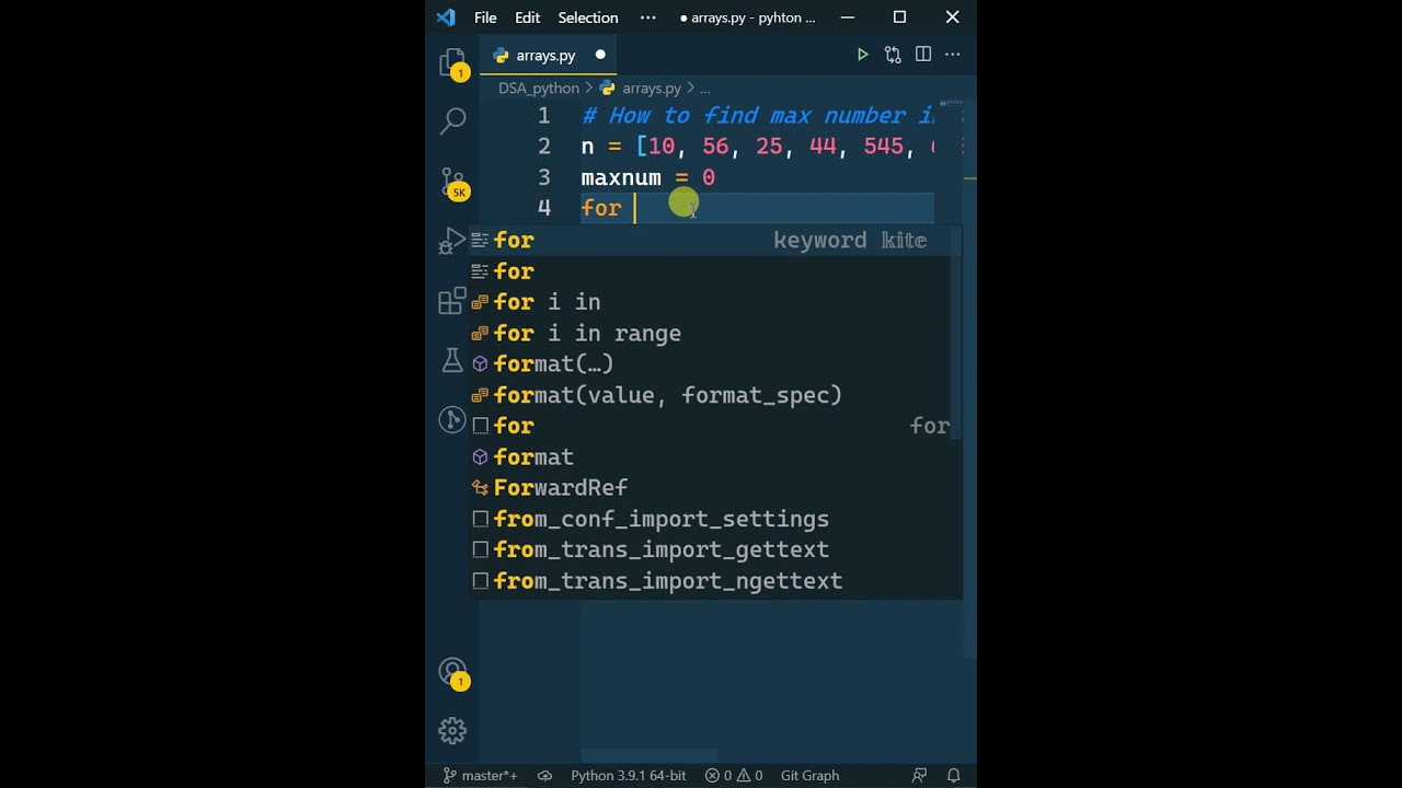 This is how you can find max number of a list in python without using max function !! #Short #python