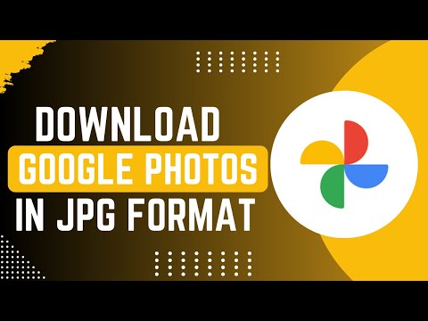 How To Download Google Photos In Jpg Format !