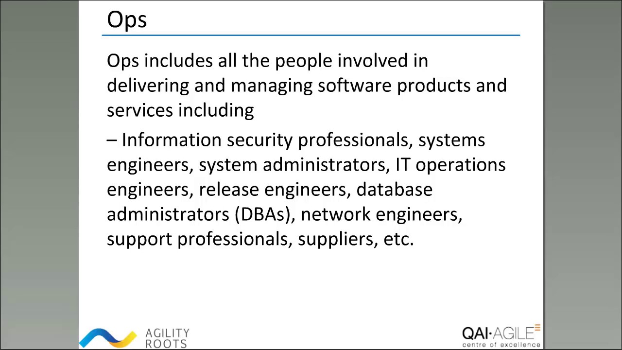 The Culture and Practices of DevOps