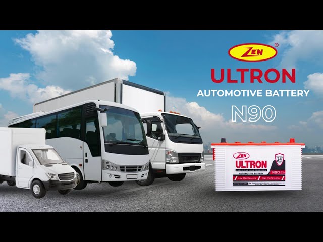 Automotive Batteries - ZEN N90 (12.0 Volts 90Ah) Lead Acid Battery ...