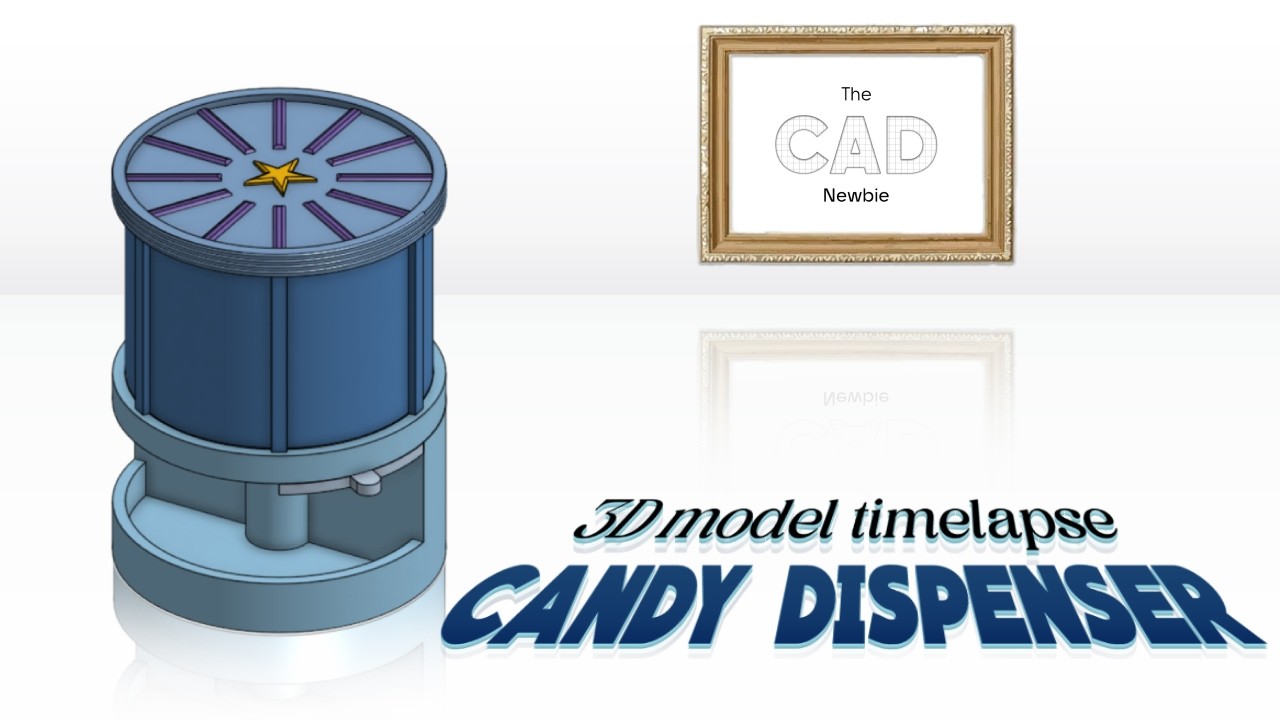 3D Model Timelapse - Candy Dispenser Product