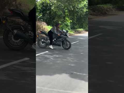 bike lover 🥰 girl || girl bike riding status || insta 360 || r15 bike riding || princi Sanju 99 bike