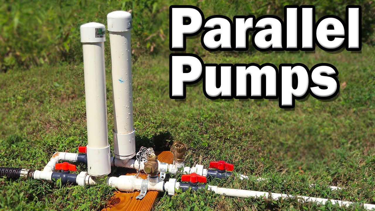 Two Ram Pumps in Parallel - Increase Volume Output
