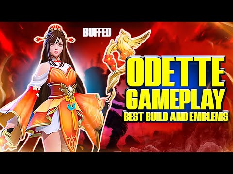 Odette Best Build And Emblems in 2023 | Odette Gameplay 2023