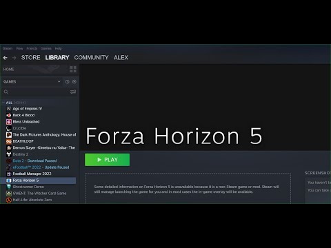 How To Add Forza Horizon 5 (Microsoft Store/Xbox App Version) To Steam Library On PC