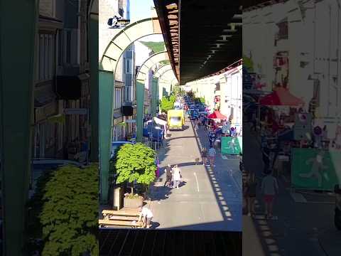 Wuppertal City,schwebebahn,Germany.Stadt Wuppertal, Schwebebahn, Deutschland.