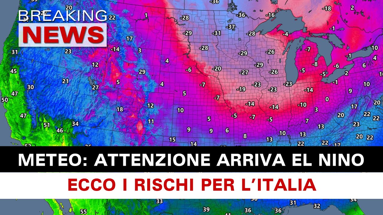Meteo, Arriva El Nino: I Rischi Per L'Italia!