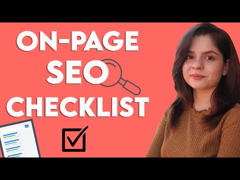 Complete On-Page SEO checklist Get Unlimited Traffic on Your website 2021