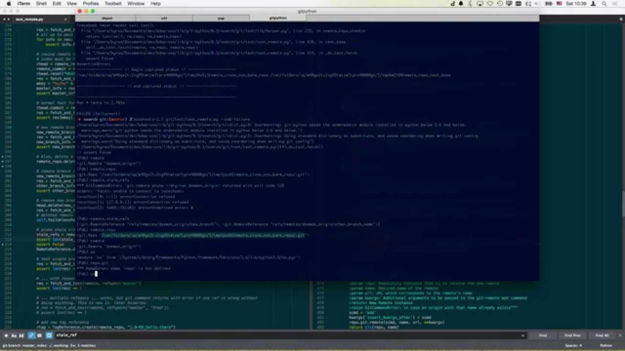 fixing git-python issue 260
