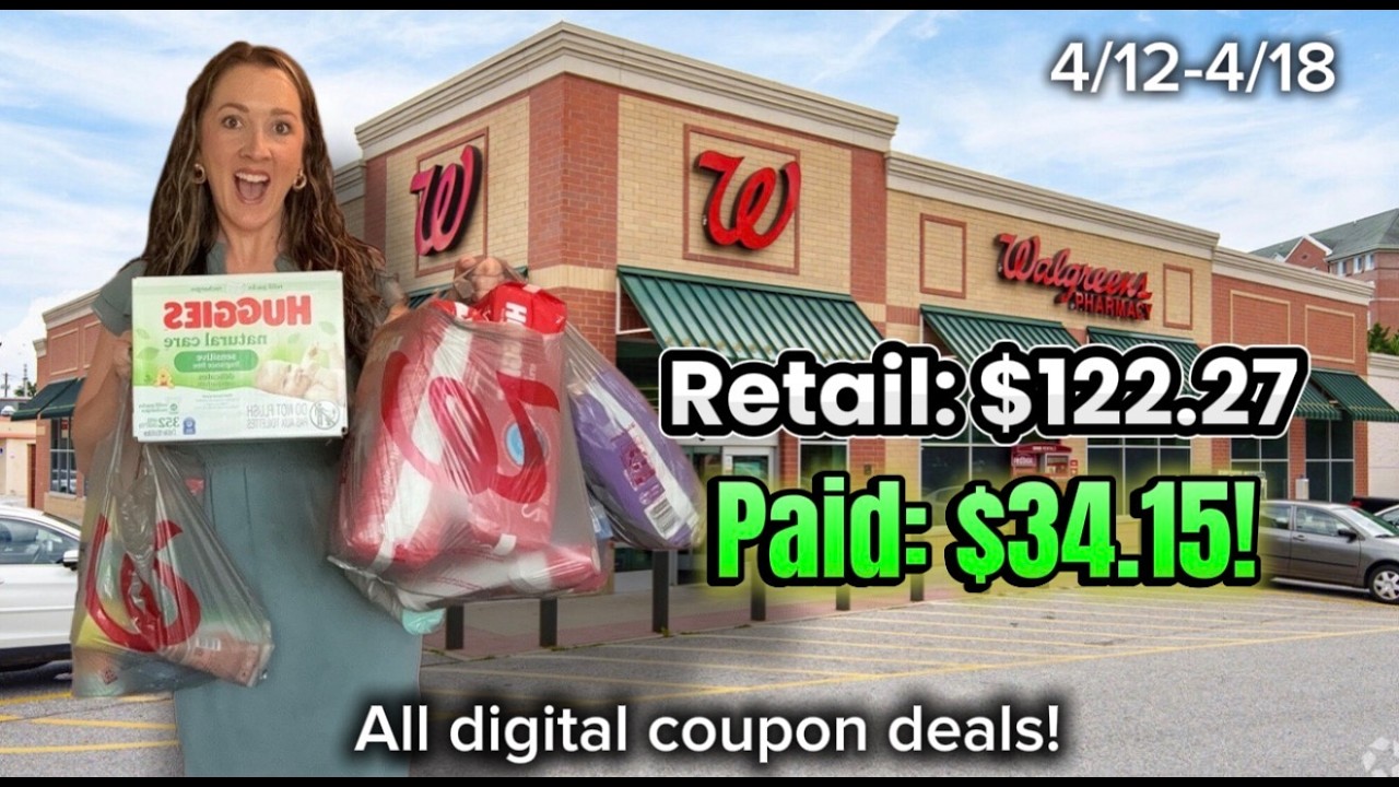 Walgreens Couponing Haul! Save 75% this week with ALL DIGITAL COUPONS! | 4/12-4/18