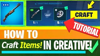 How to Get Crafting in Fortnite Creative - FCHQ.io
