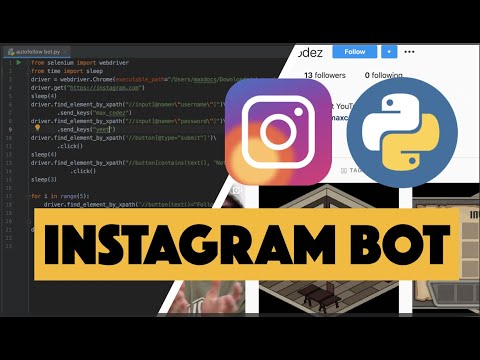 How to build an autofollow bot for instagram! | Python