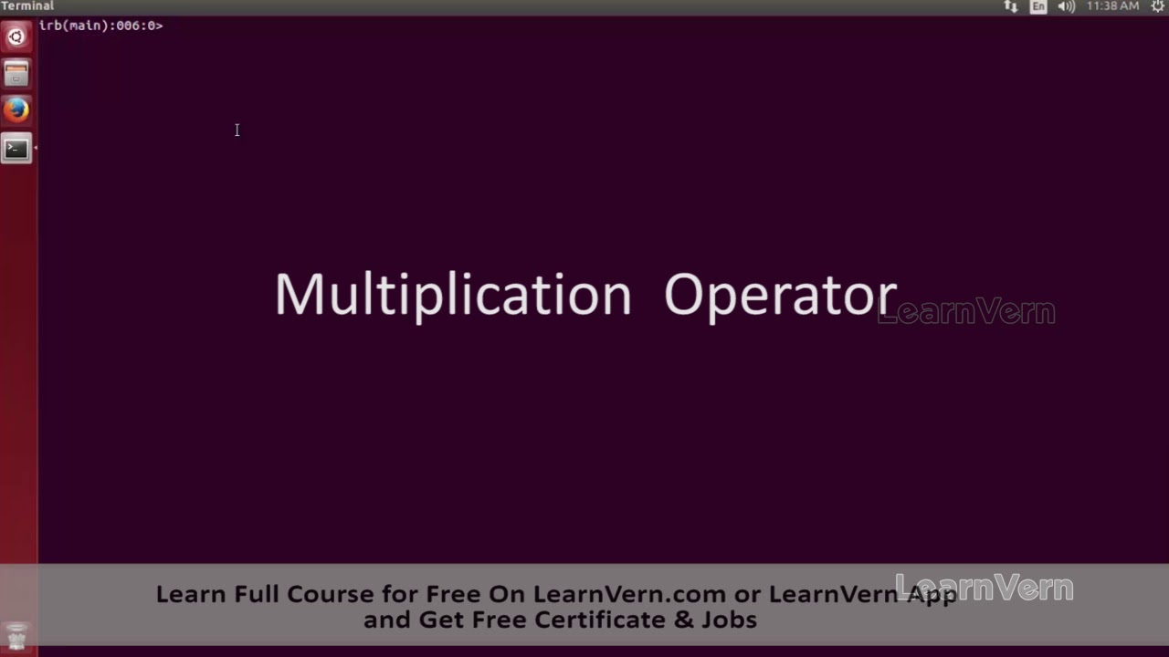 Ruby Arithmetic Operator Example