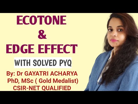 ECOTONE & EDGE EFFECT// EDGE SPECIES