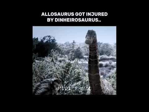 Allosaurus Gets Revenge On Dinheirosaurus | #shorts #jurassicworld #fyp