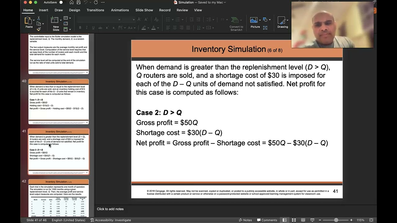 Introduction to Inventory Simulation