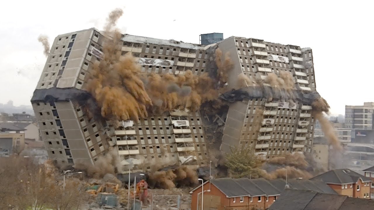 40 Minutes of Extreme Building Demolitions